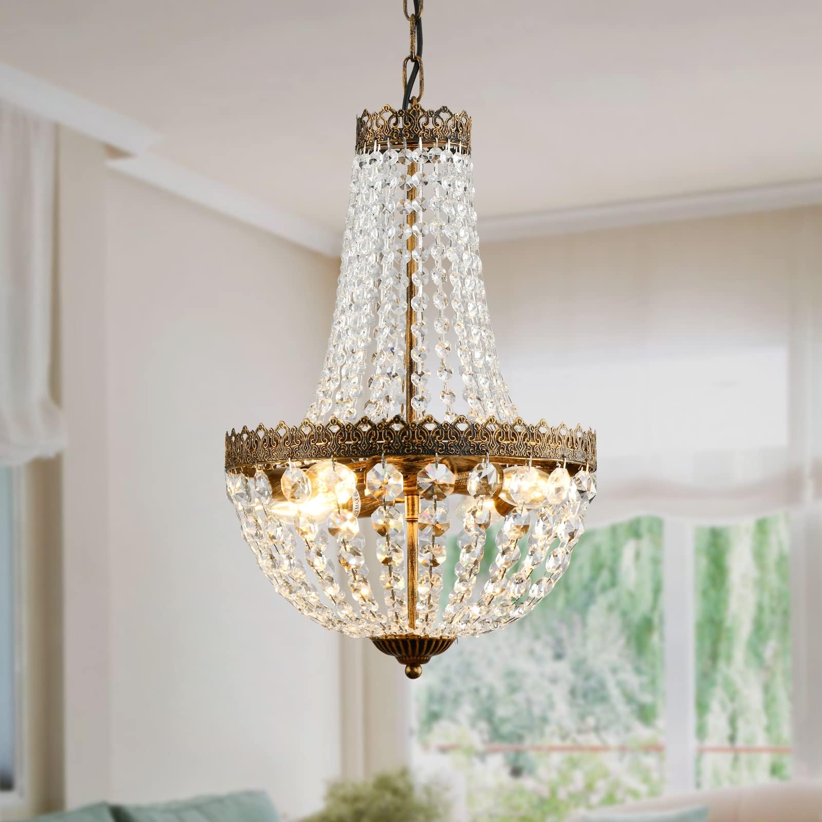Vienna Full Spectrum Jolie Bronze Small Chandelier Lighting 19 1/2 ...