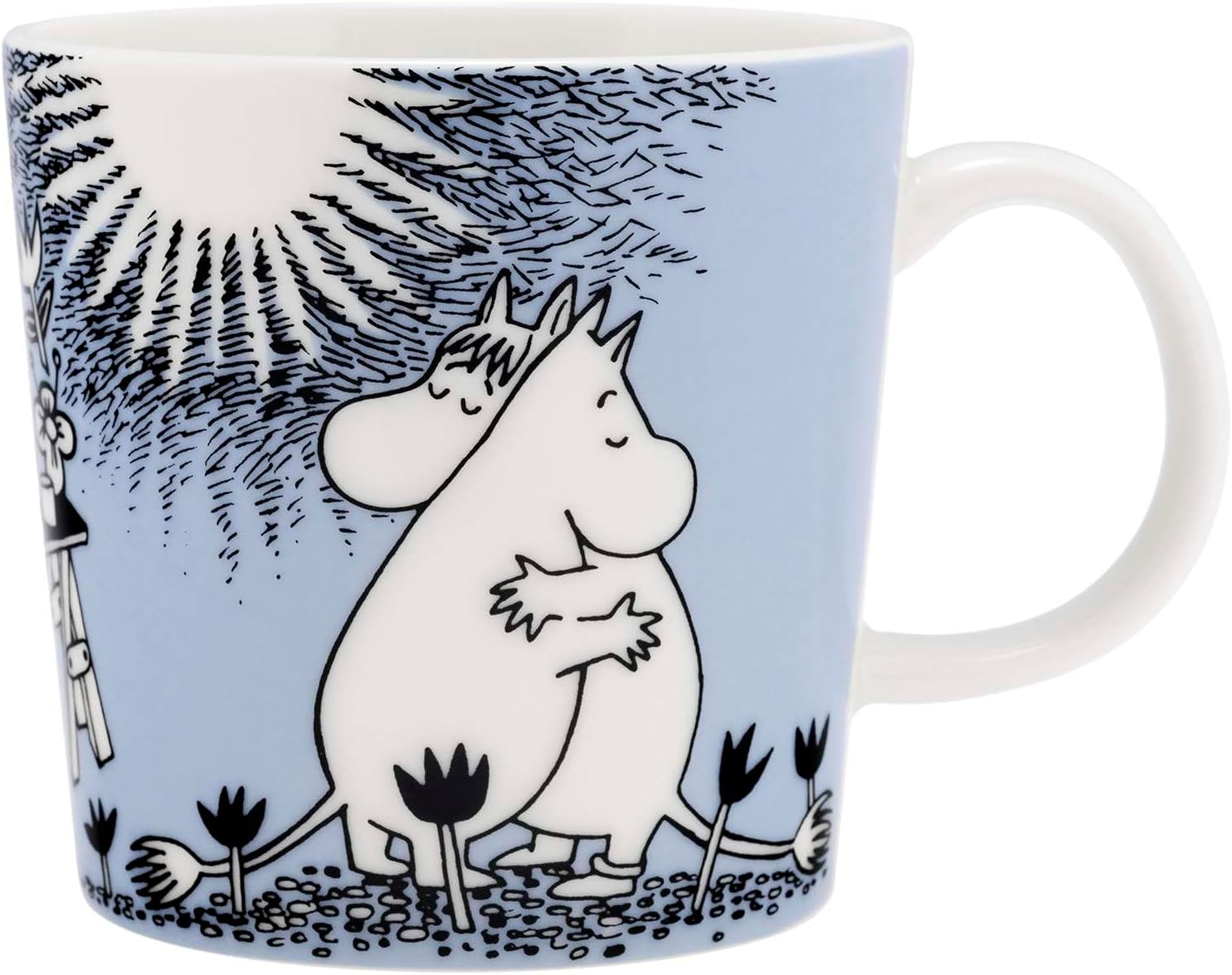 Amazon.co.jp: 【正規輸入品】 ムーミン (Moomin by ARABIA) クラシック マグカップ 0.3L Love ブルー : ホーム＆キッチン