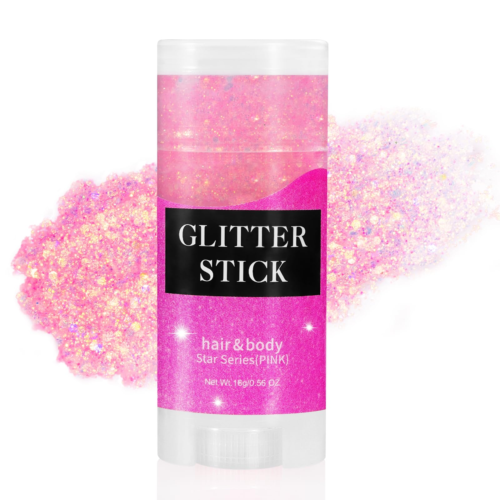 Amazon.com : Mysense Pink Body Glitter Stick, Singer Concert Outfit ...