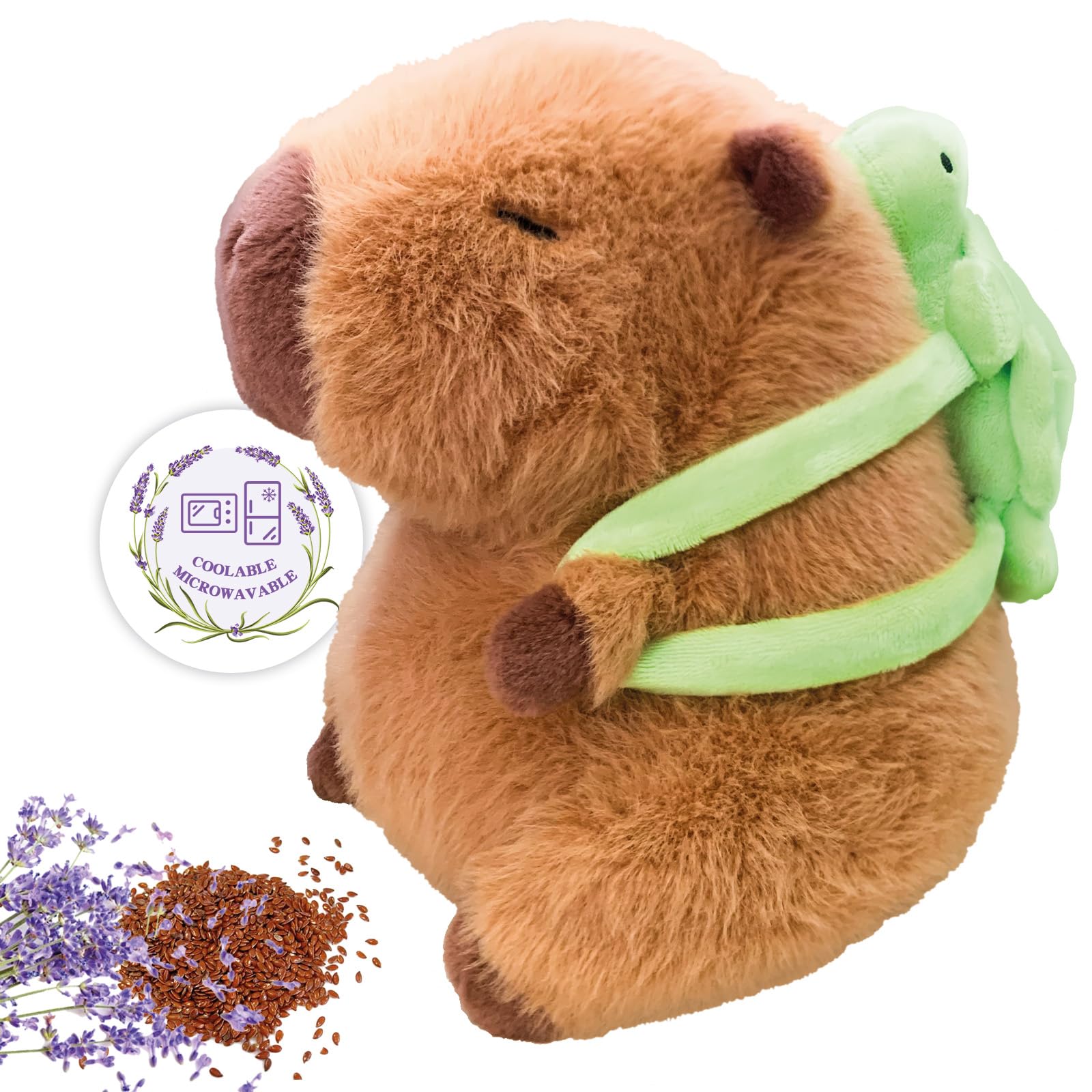 Amazon.com: Microwavable Stuffed Animal, Capybara Plush, Heated Stuffed ...