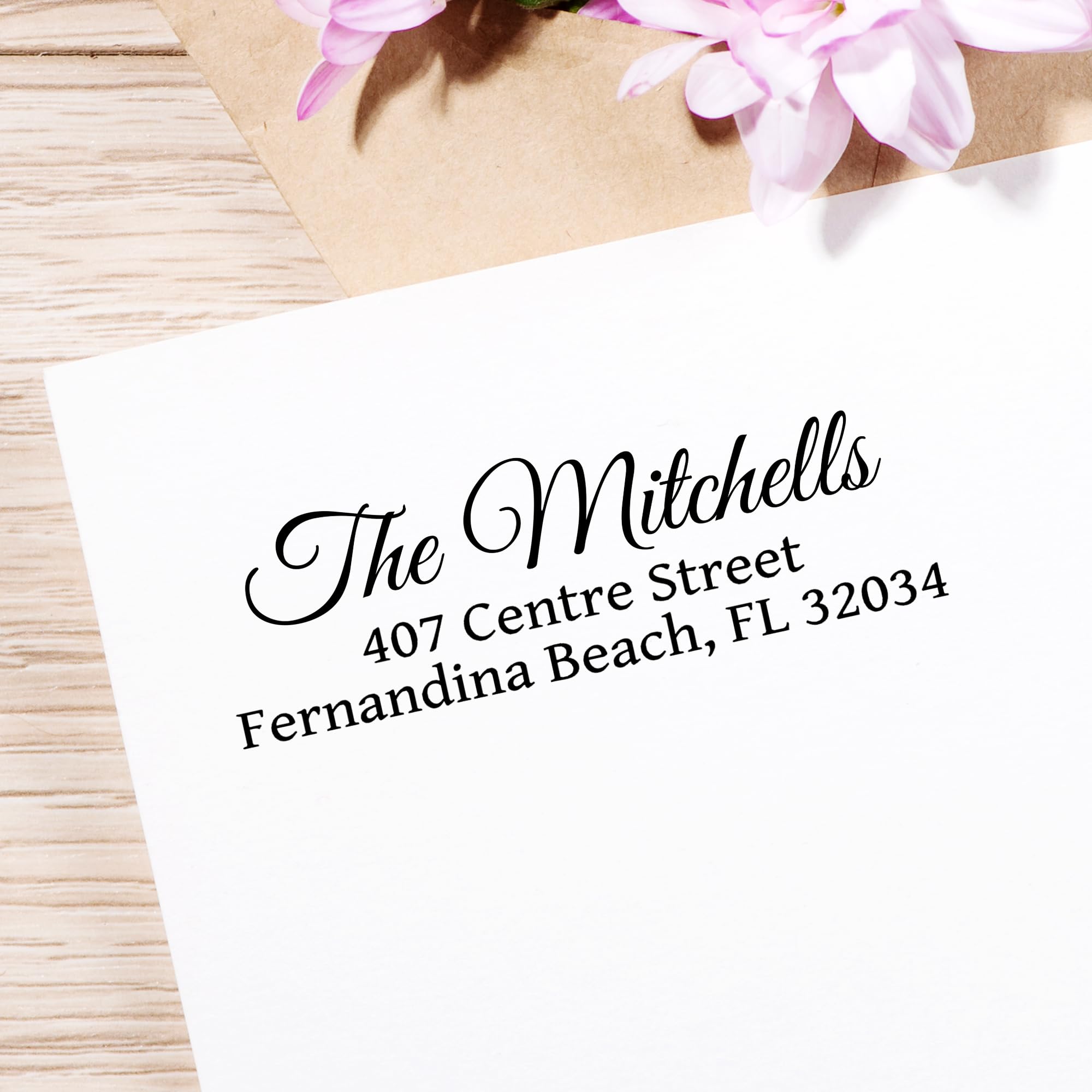 Amazon.com : Custom Return Address Stamp - Personalized Self Inking ...