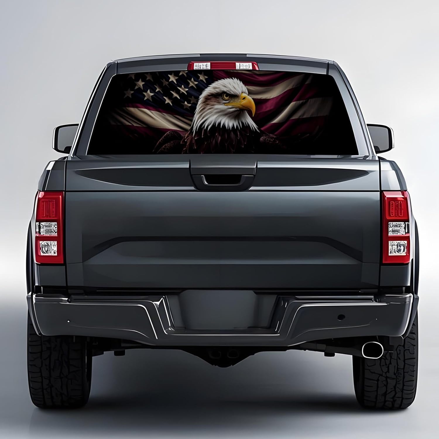Amazon.com: Govmili Back Window Decals for Trucks - 65x17.3 in American ...