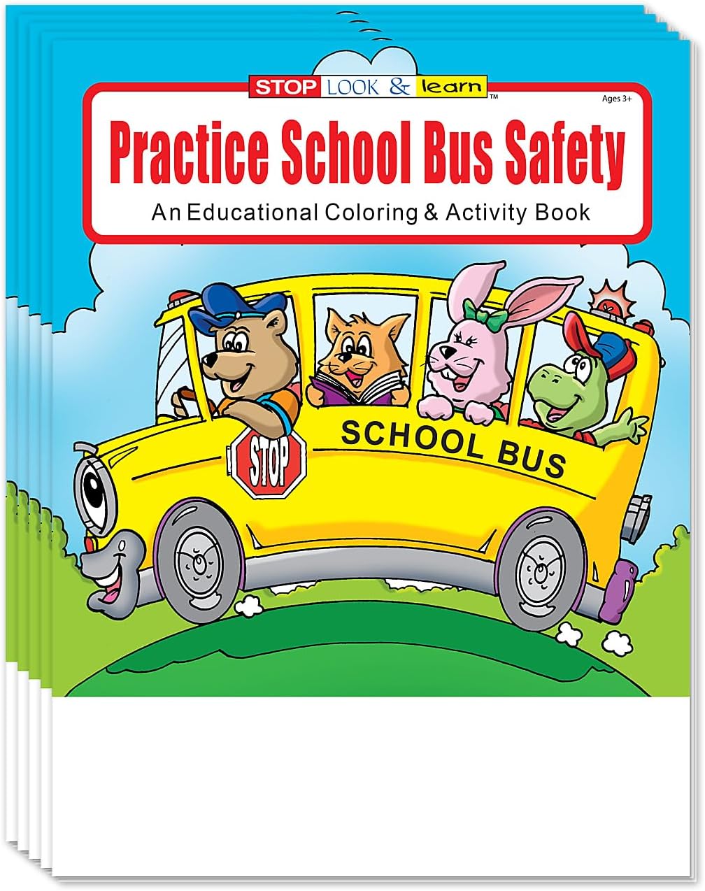 Amazon.com: ZOCO – School Bus Safety & Rules Coloring & Activity Books ...