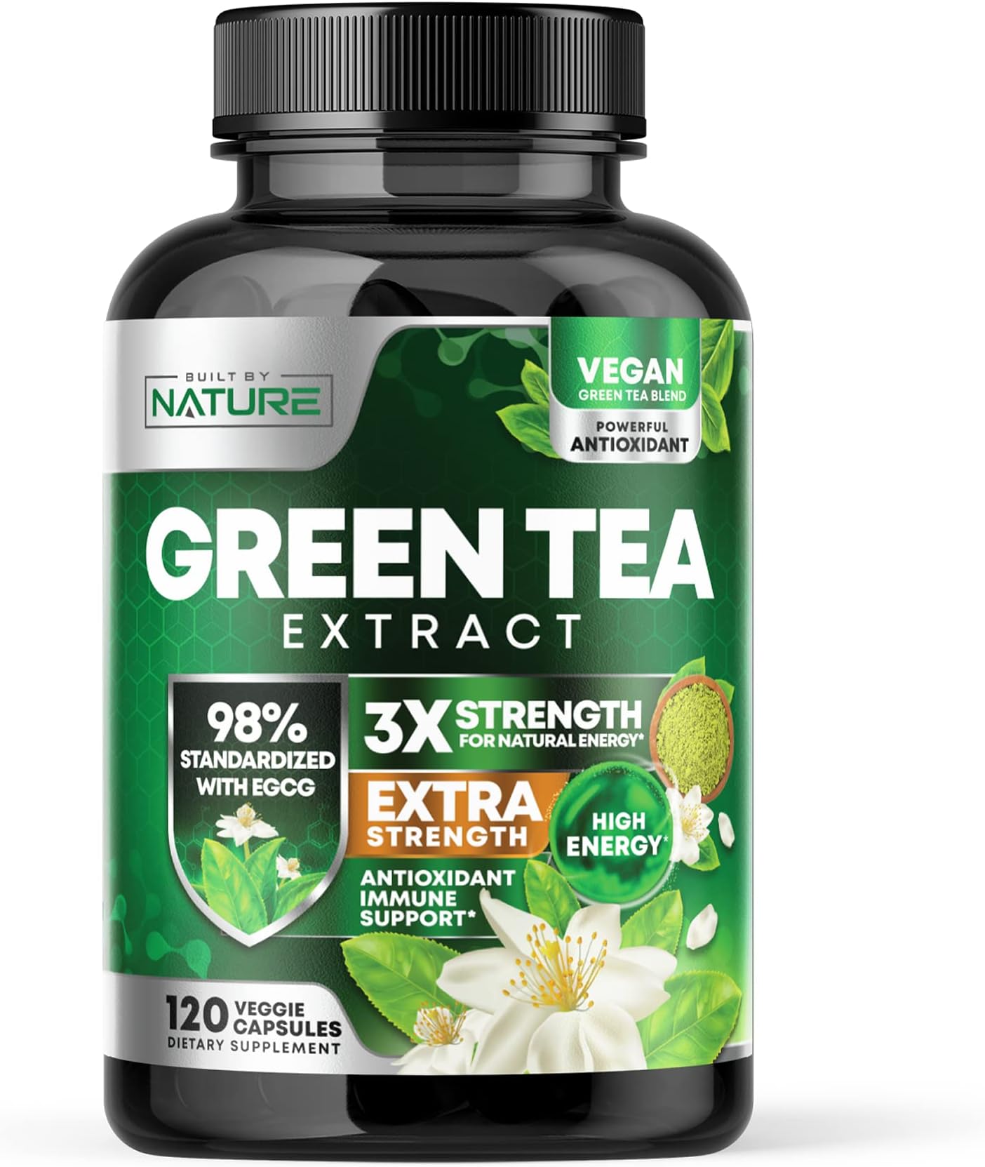 Amazon.com: Green Tea Extract Pills 1000mg with EGCG for Heart Support ...