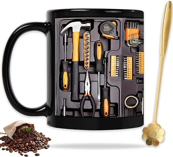 Amazon.com: 2026 New Tool Box Coffee Mug, 11oz Mechanic Toolbox Mug ...