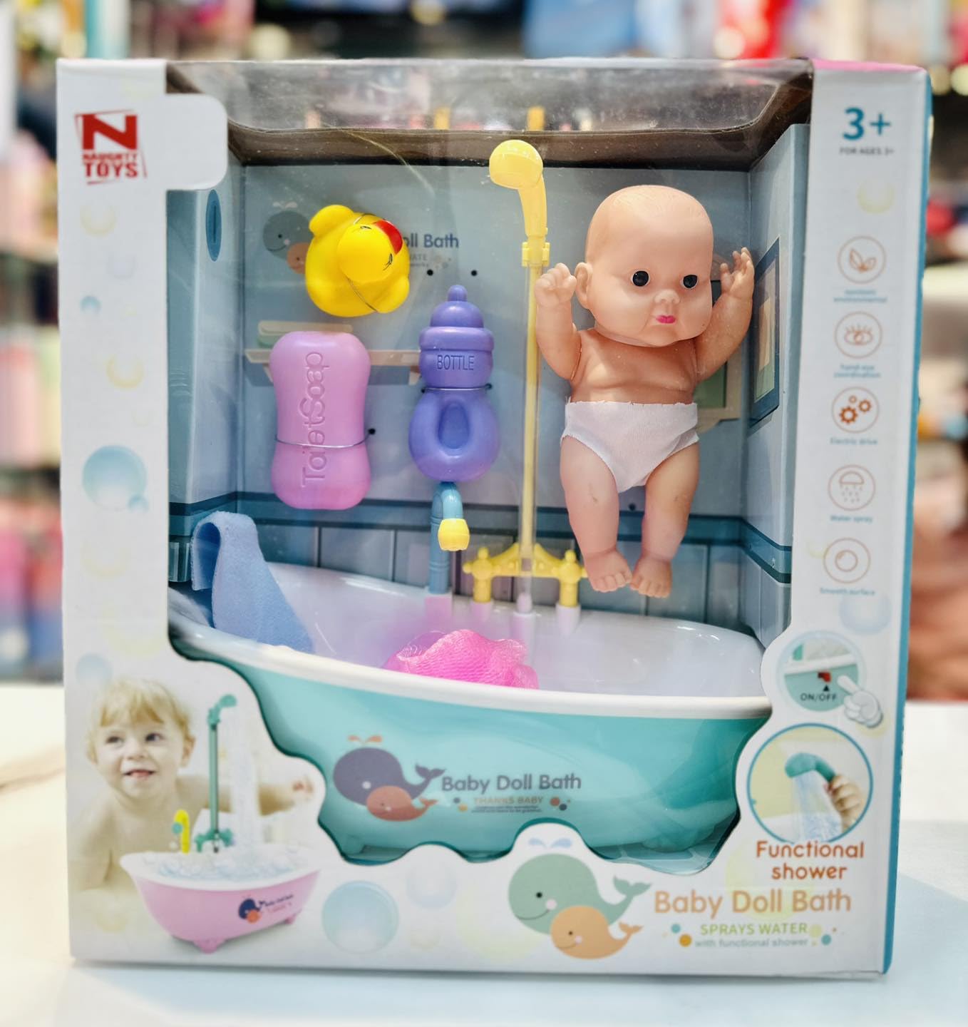Buy ZOYO Kids Pretend Play Toy Set Children Bathroom Bathtub ...