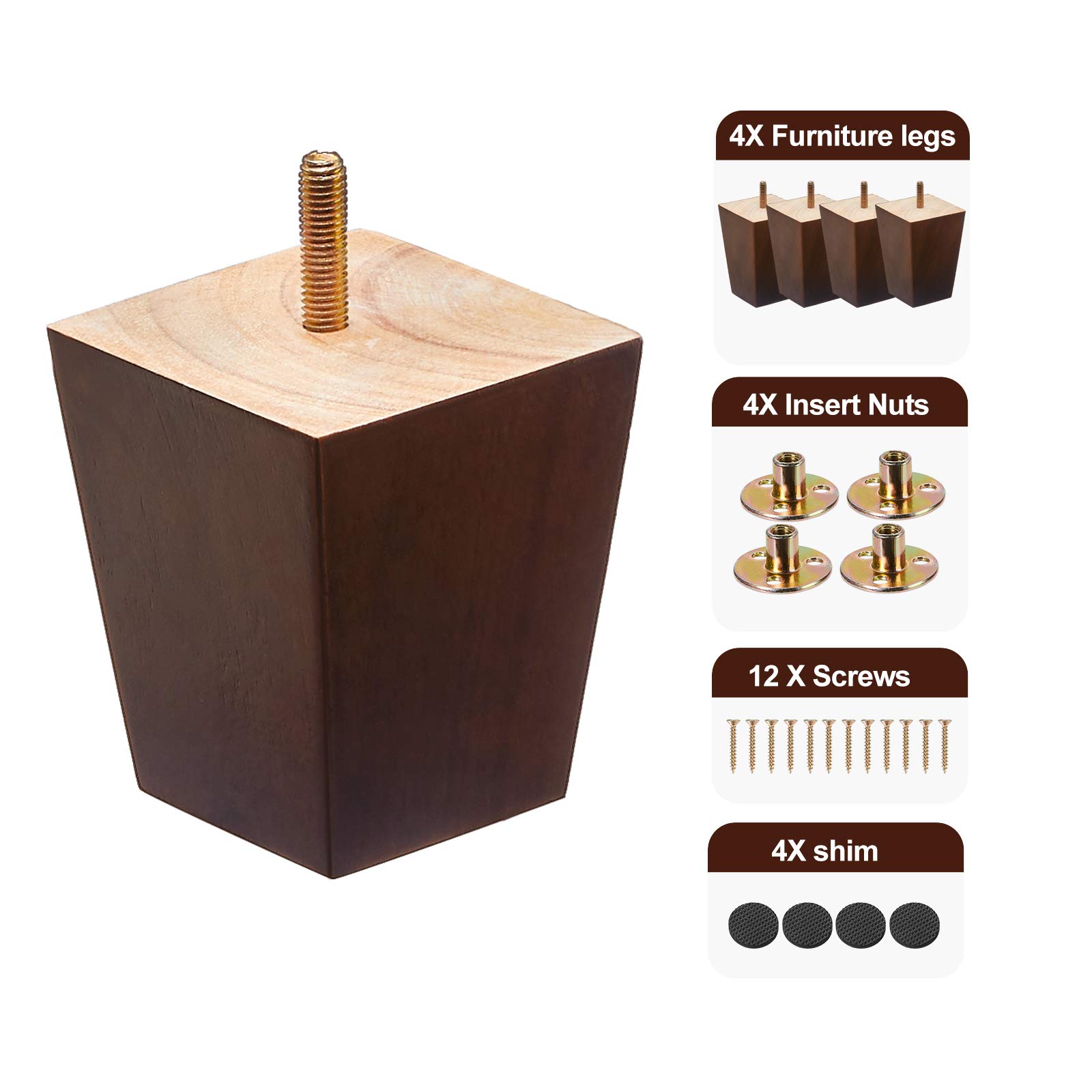 3 Inch Furniture Legsnull