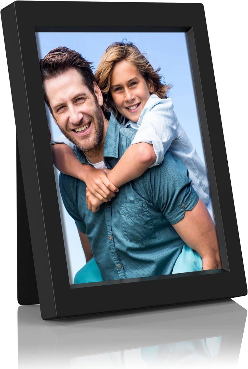 Amazon.com: Picture Frame, 6X8inch, 20S Voice Recordable Photo Frame ...