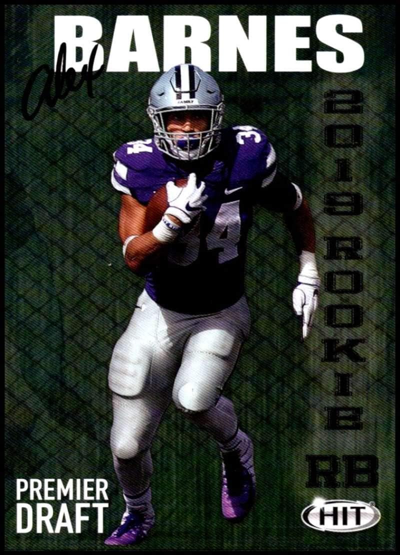 Amazon.com: 2019 SAGE Hit Premier Draft #35 Alex Barnes Kansas State ...