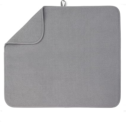 Amazon.com: Bellemain XL Dish Mat Microfiber Dish Drying Mat, Super ...