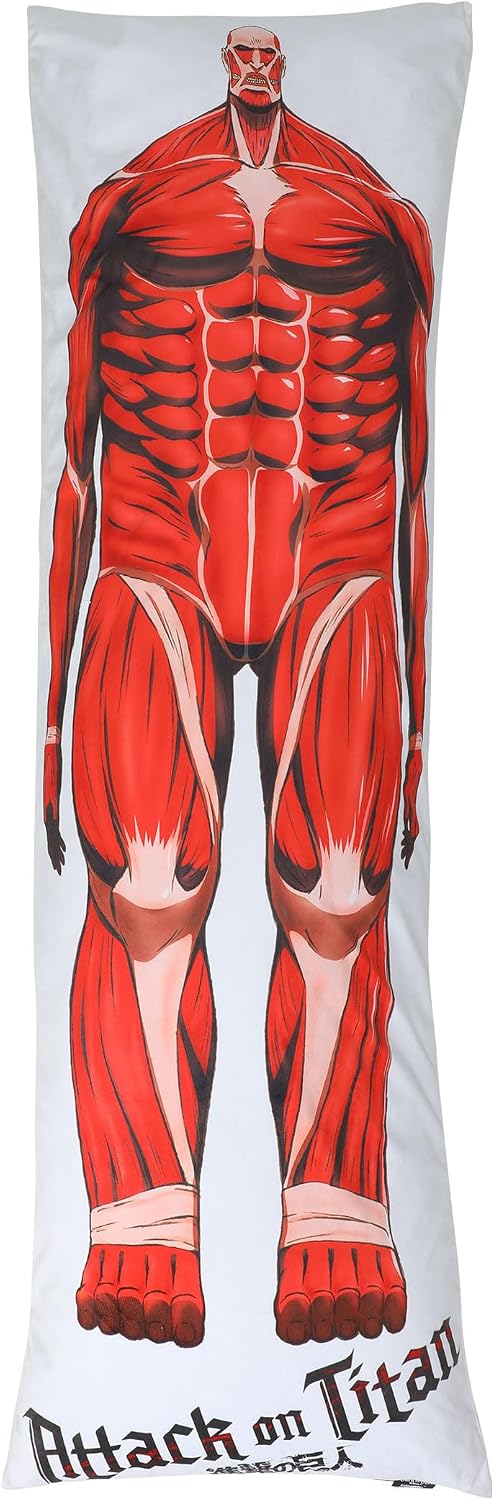 Amazon.com: Attack on Titan Body Pillow Insert with Cover Soft ...