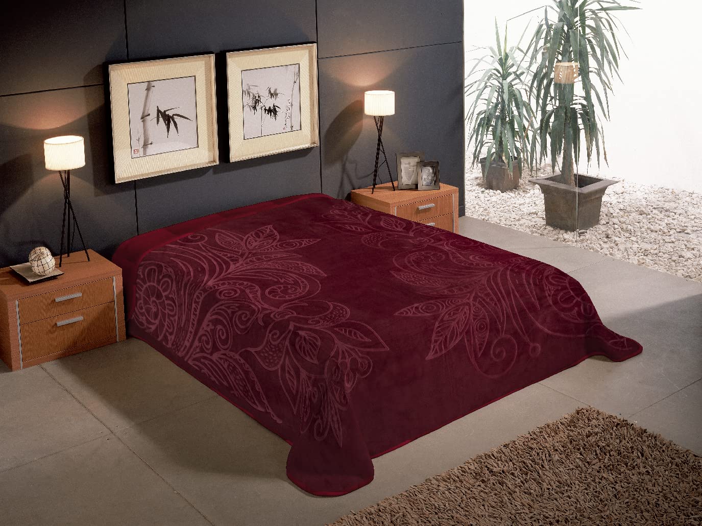 Luxurious Premium Ultra Soft Velvet Spanish Blanket, king size 95 x 85 ...