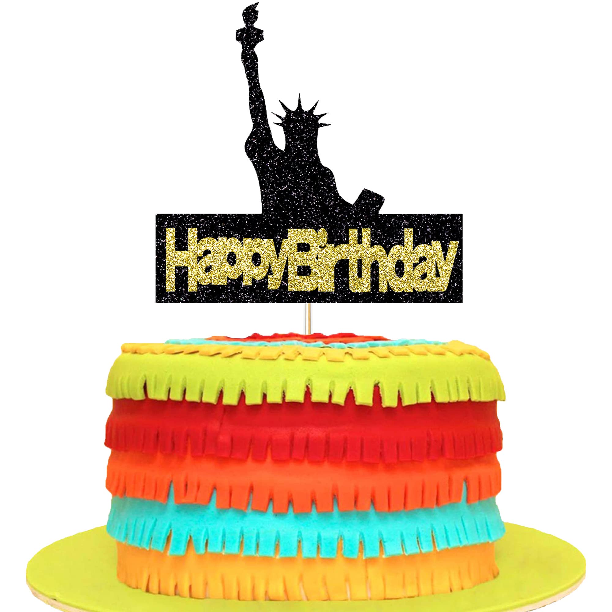 Snapklik.com : New York Preferred Themed Birthday Party Cake Topper ...