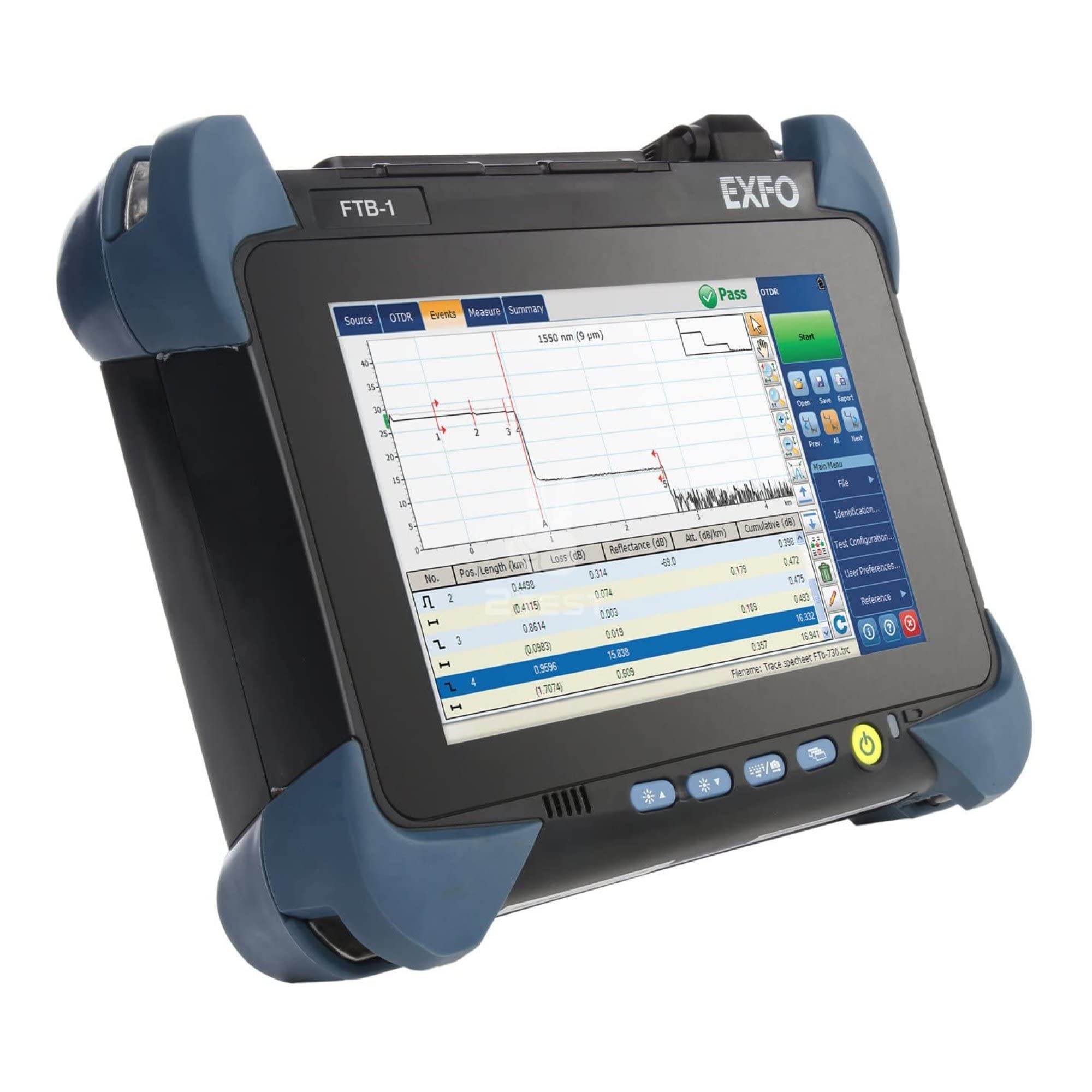 Exfo Ftb 1v2 720c Sm1 Optical Time Domain Reflectometer Powerful ...