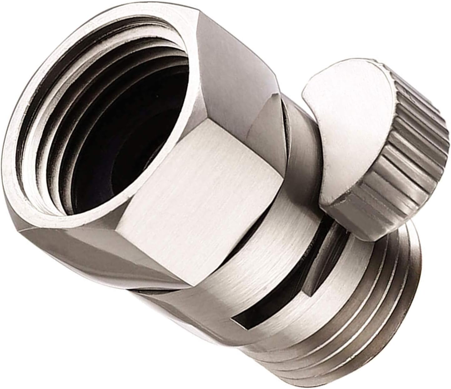 Aquafaucet Water Flow Control Valve Brushed Nickel Water Pressure ...