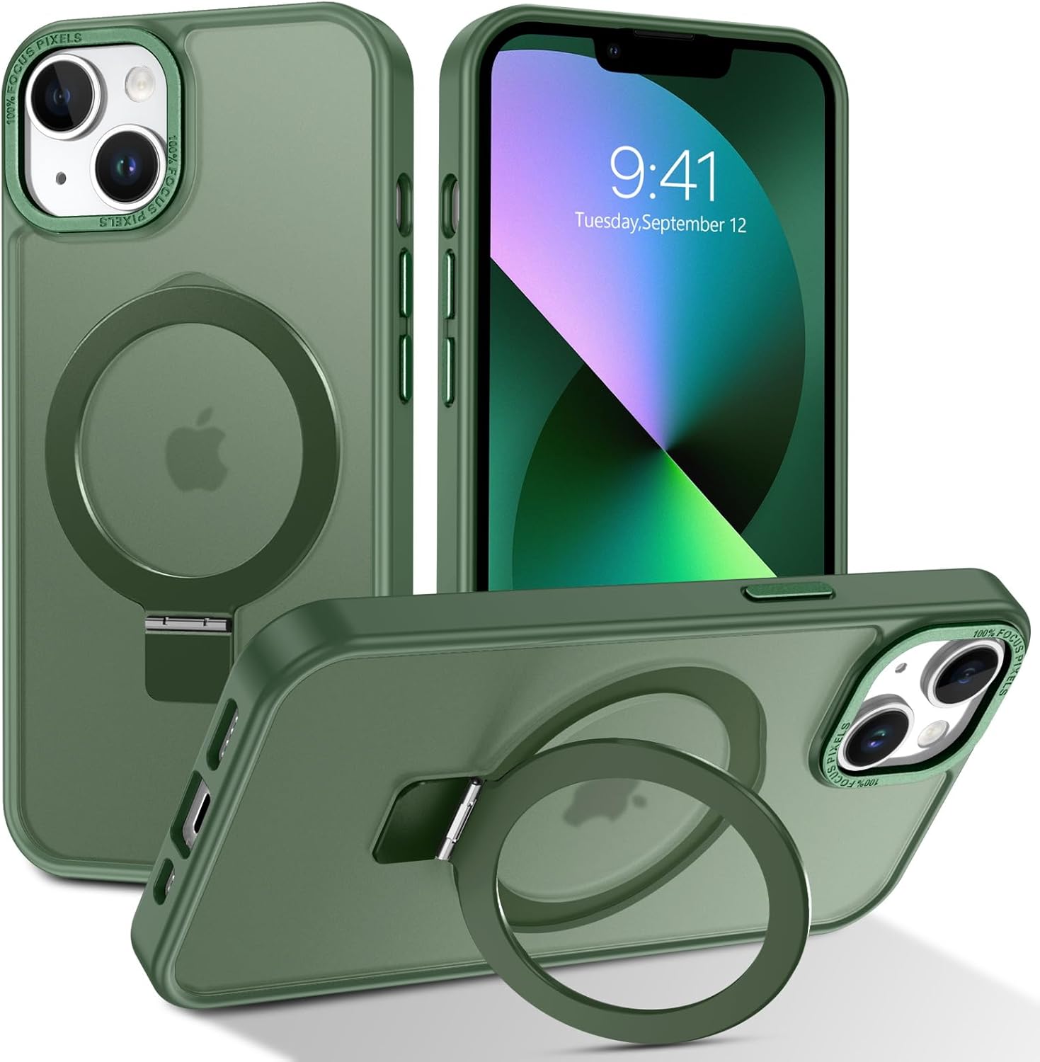 Amazon.com: Telaso Magnetic for iPhone 13 Mini Case, Compatible with ...