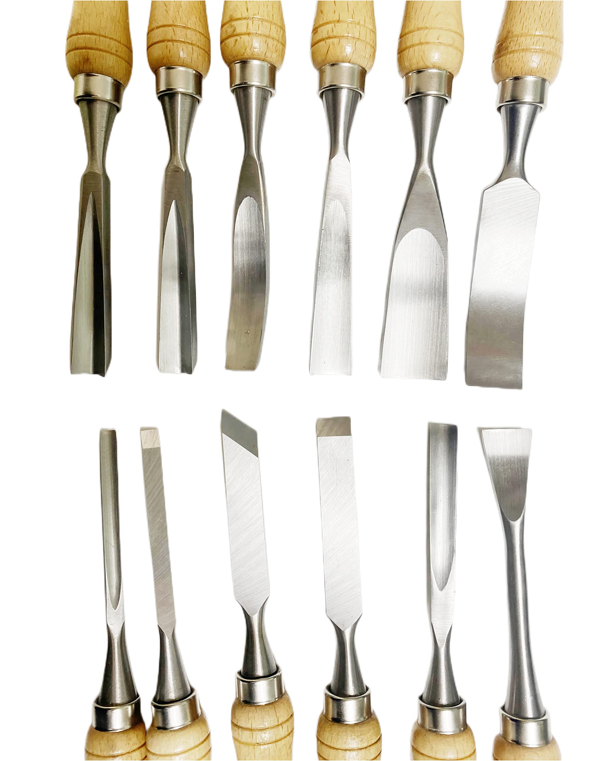 Snapklik.com : DEEG Wood Carving Hand Chisel Tool Set 12 Pcs ...