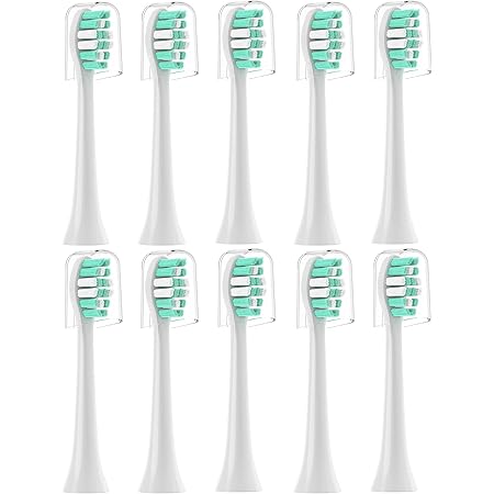 Amazon.com : Replacement Toothbrush Heads Compatible with Xiaomi Mijia/Mi Home T300 T500 Series ...
