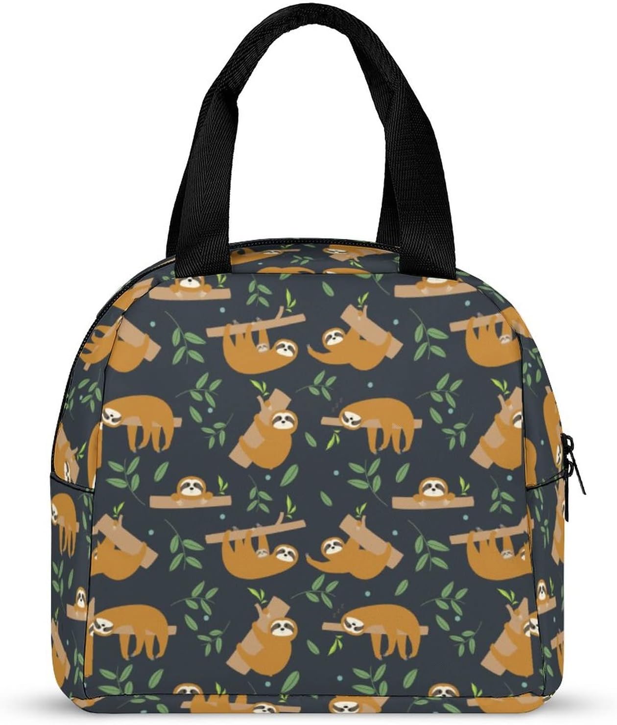 Amazon.com: QJHEC Sloth Lunch Box, Reusable Cute Lunch Bag Insulated ...
