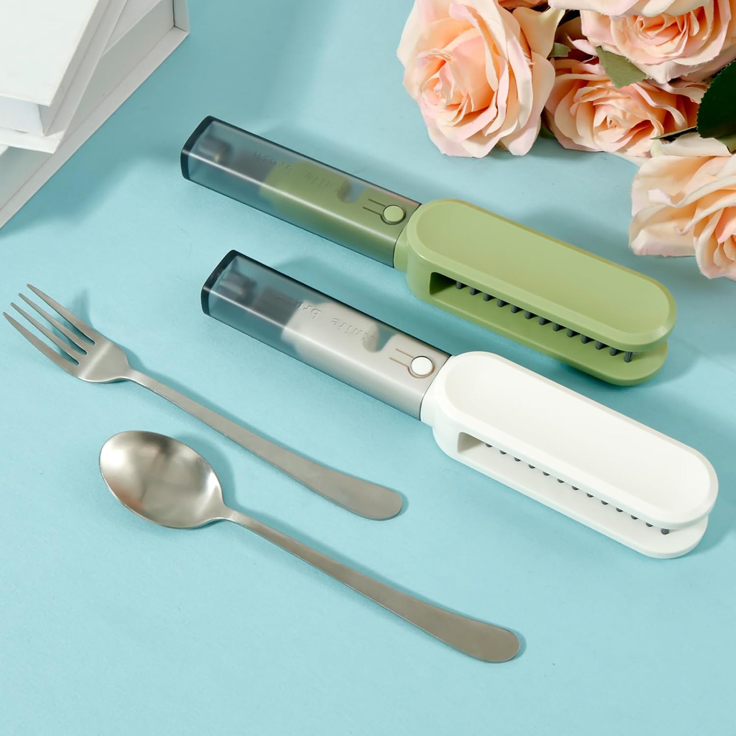 Amazon.com: 2 Pcs 4 in 1 Knife Cleaner, Multi-Functional Kitchen ...