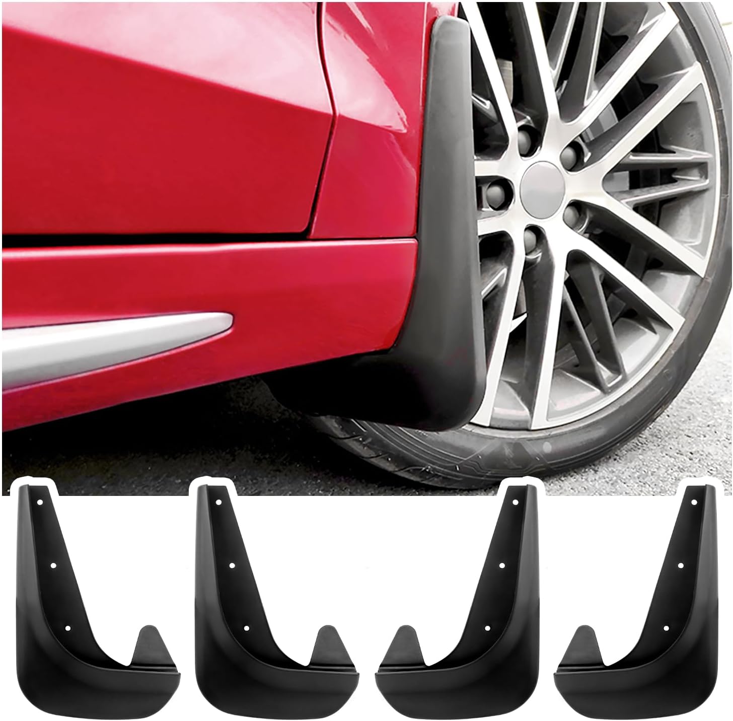 Amazon.com: OFBAND 4PCS Mud Flaps for Car Front & Rear Wheel,Universal ...