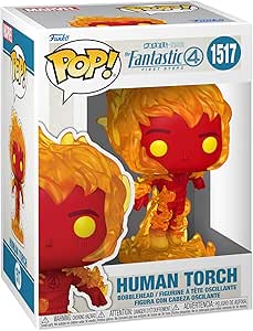 Funko Pop! Marvel: Fantastic Four (2025) - Human Torch - Collectable ...