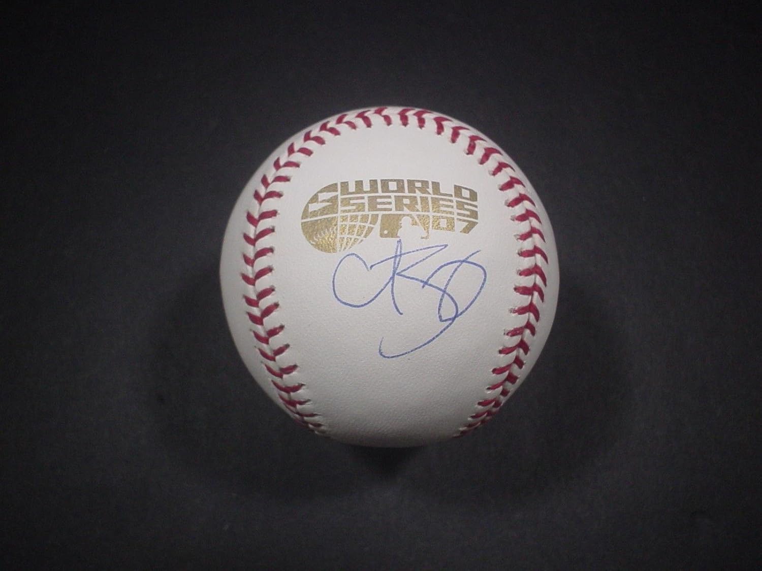 Curt Schilling Autographed Ball - 2007 World Series RedSox - Steiner ...