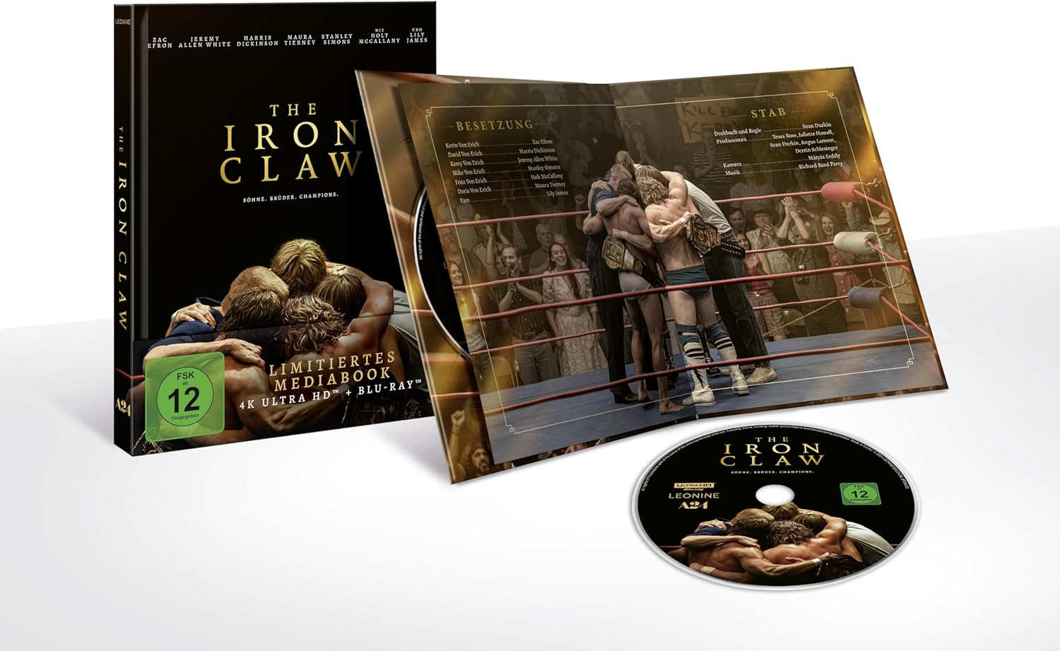 The Iron Claw UHD Mediabook: 4K Ultra HD Blu-ray + Blu-ray / Mediabook ...