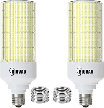 Led Corn Light Bulb,800W Equivalent 5000K Daylight 12000Lm Super Bright E26/E39 Base 80W Led ...