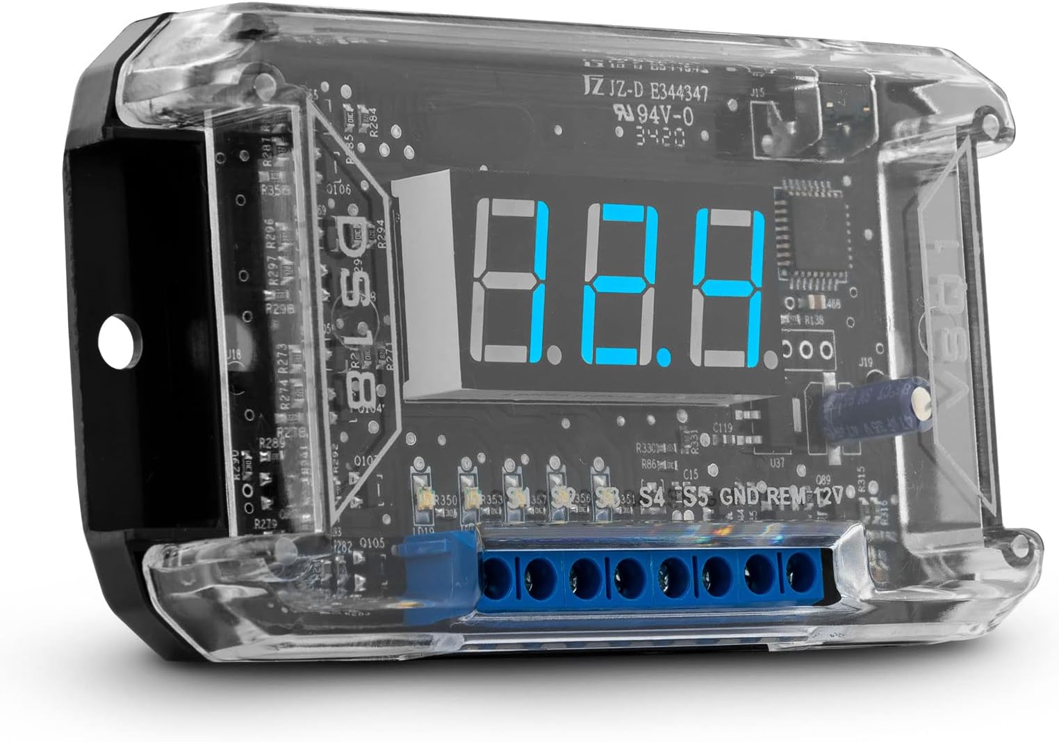 Amazon.com: Taramps Automotive Digital Voltmeter VTR 1000 Black, Red ...