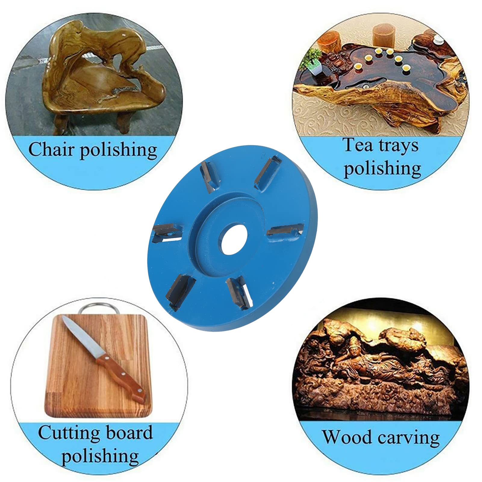 Snapklik.com : Wood Carving Disc, Upgraded Steel Wood Turbo Carving ...