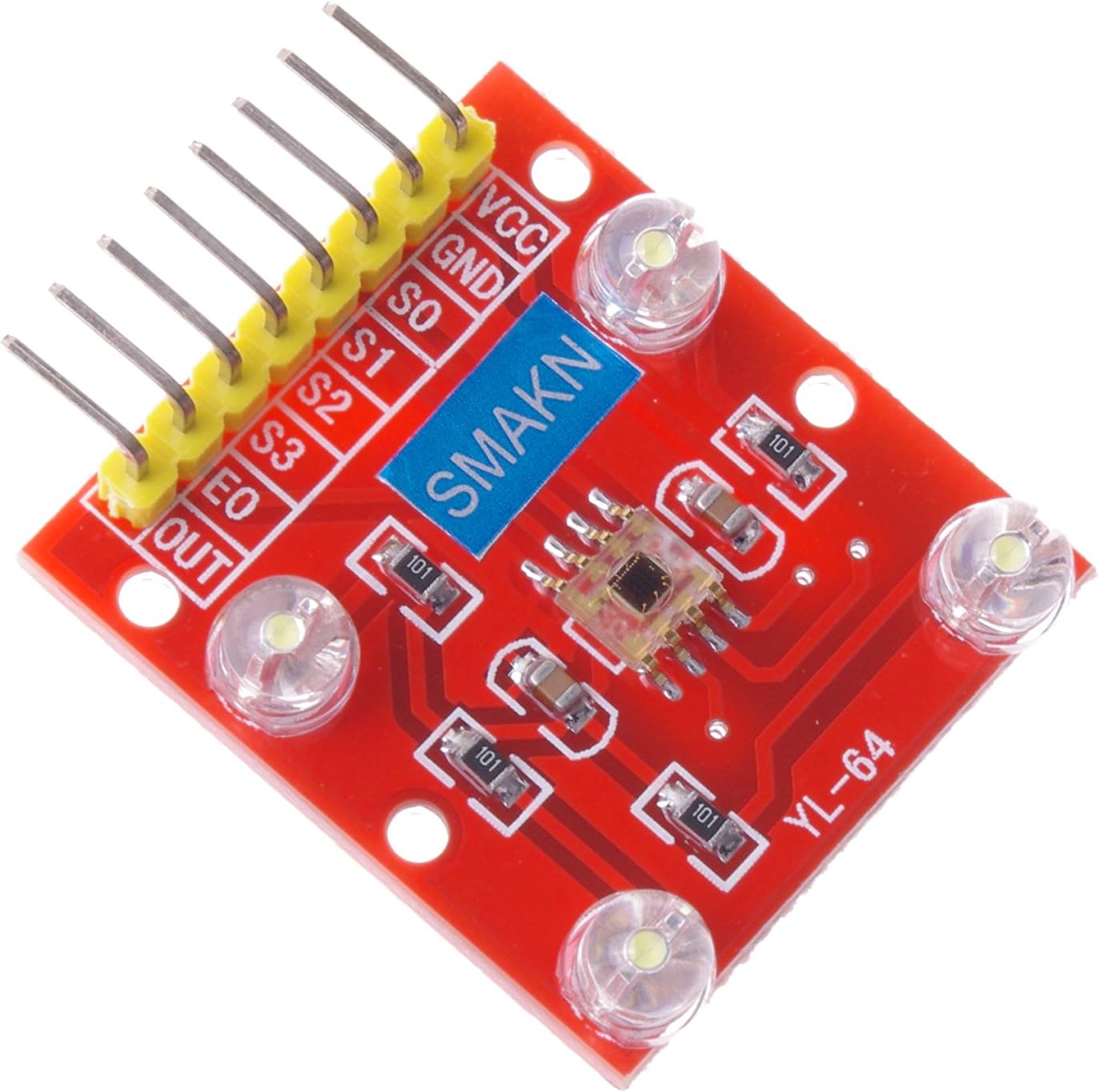 Amazon.com: SMAKN® Color Recognition Module, TCS3200 Color Sensor ...