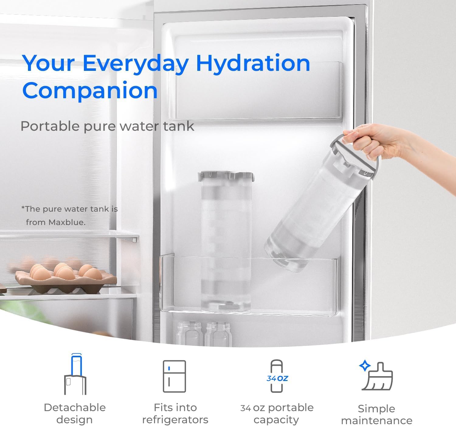 Waterdrop CoreRO Countertop Reverse Osmosis System, Reverse Osmosis ...