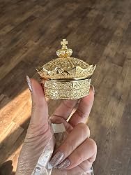 Amazon.com: Elegant Gold Crown Wedding Arras with 13 Coins Set : Home ...
