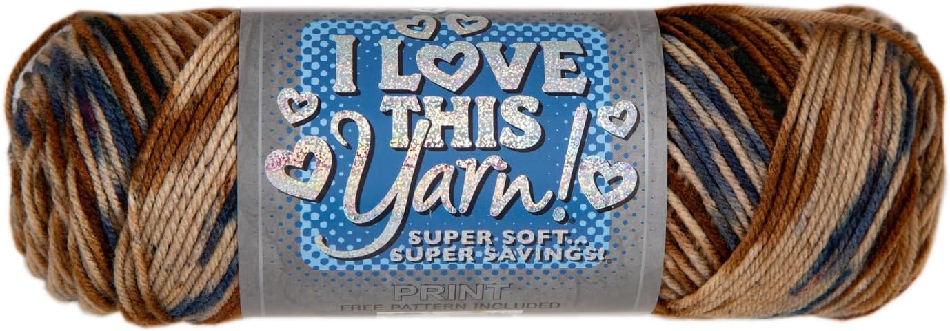Amazon.com: I Love This Yarn 4 - Medium Yarn for Crocheting & Knitting ...