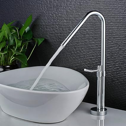 Auralum® Pull-out Kitchen Sink Tap Hot and Cold Water Faucet Swivel 360 ...