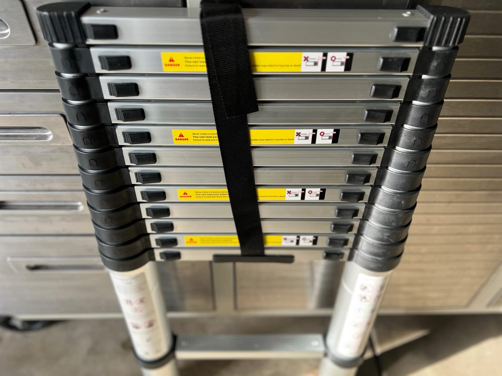 $15/mo - Finance DIMKO Folding Telescoping Ladder 12.5 FT, Aluminum ...