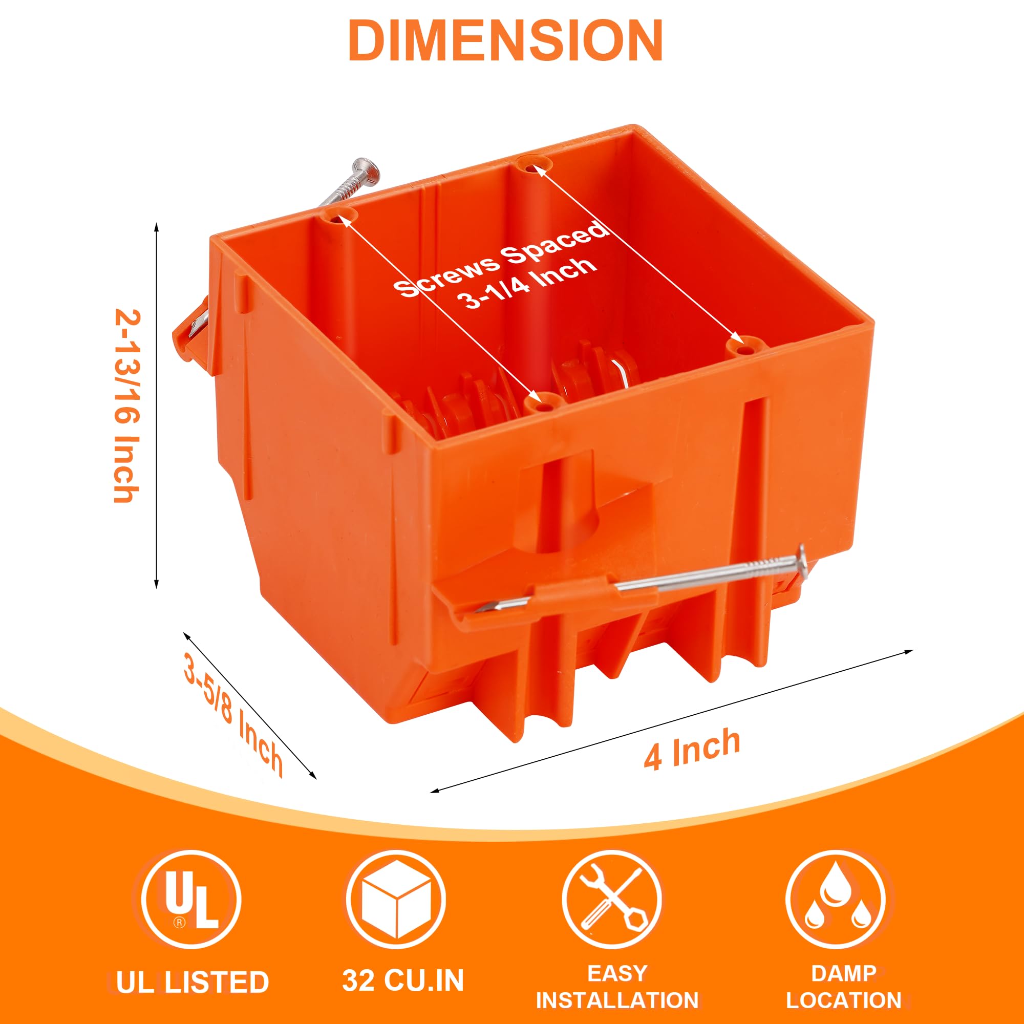 What Are The Dimensions Of An Electrical Box Hubbell RACO 1 Gang Metal