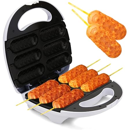 Amazon.com: Brentwood TS-601S Non-Stick 6 Mini Corn Dog Maker ...