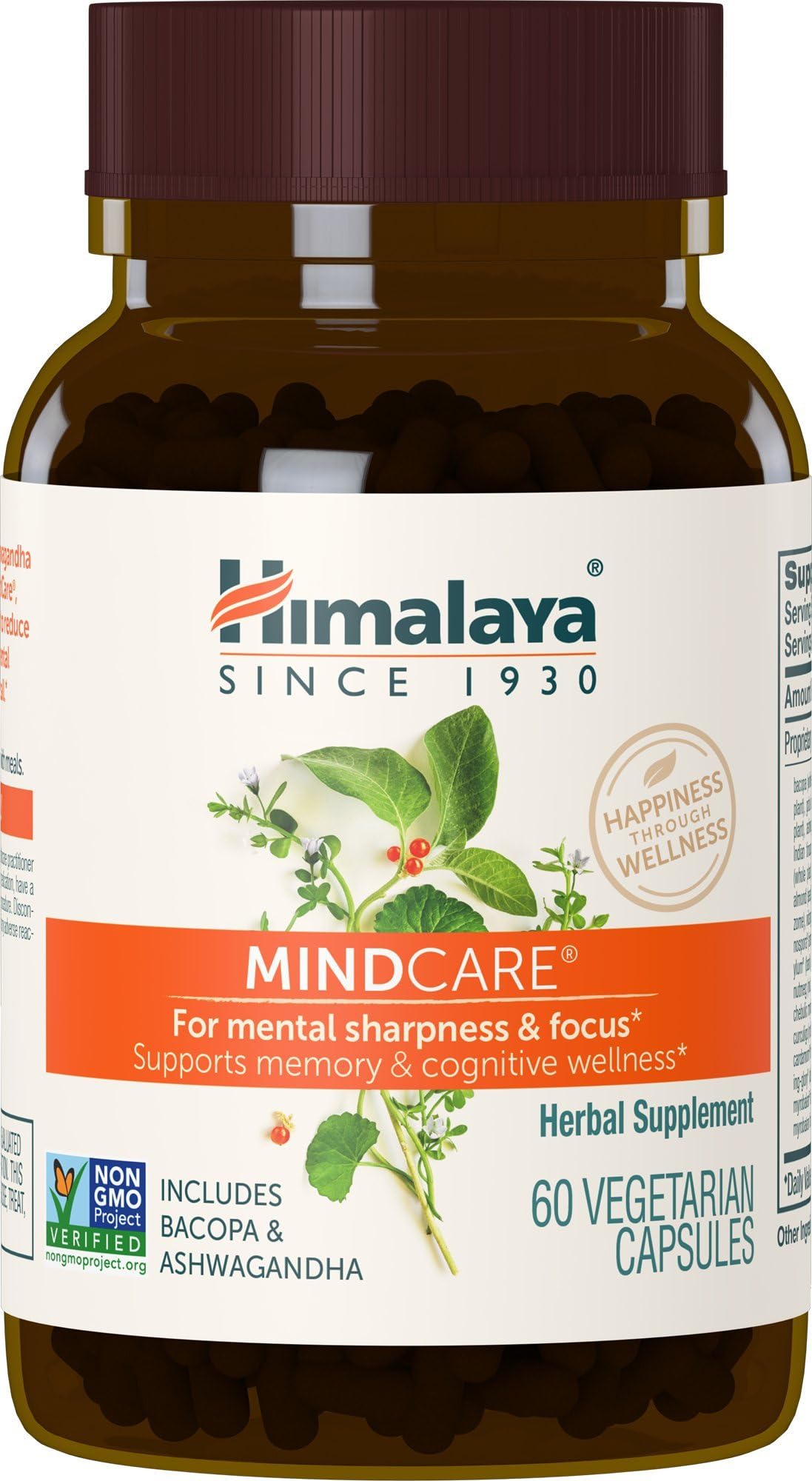 Amazon.com: Himalaya MindCare, Nootropic Brain Supplement Booster for ...