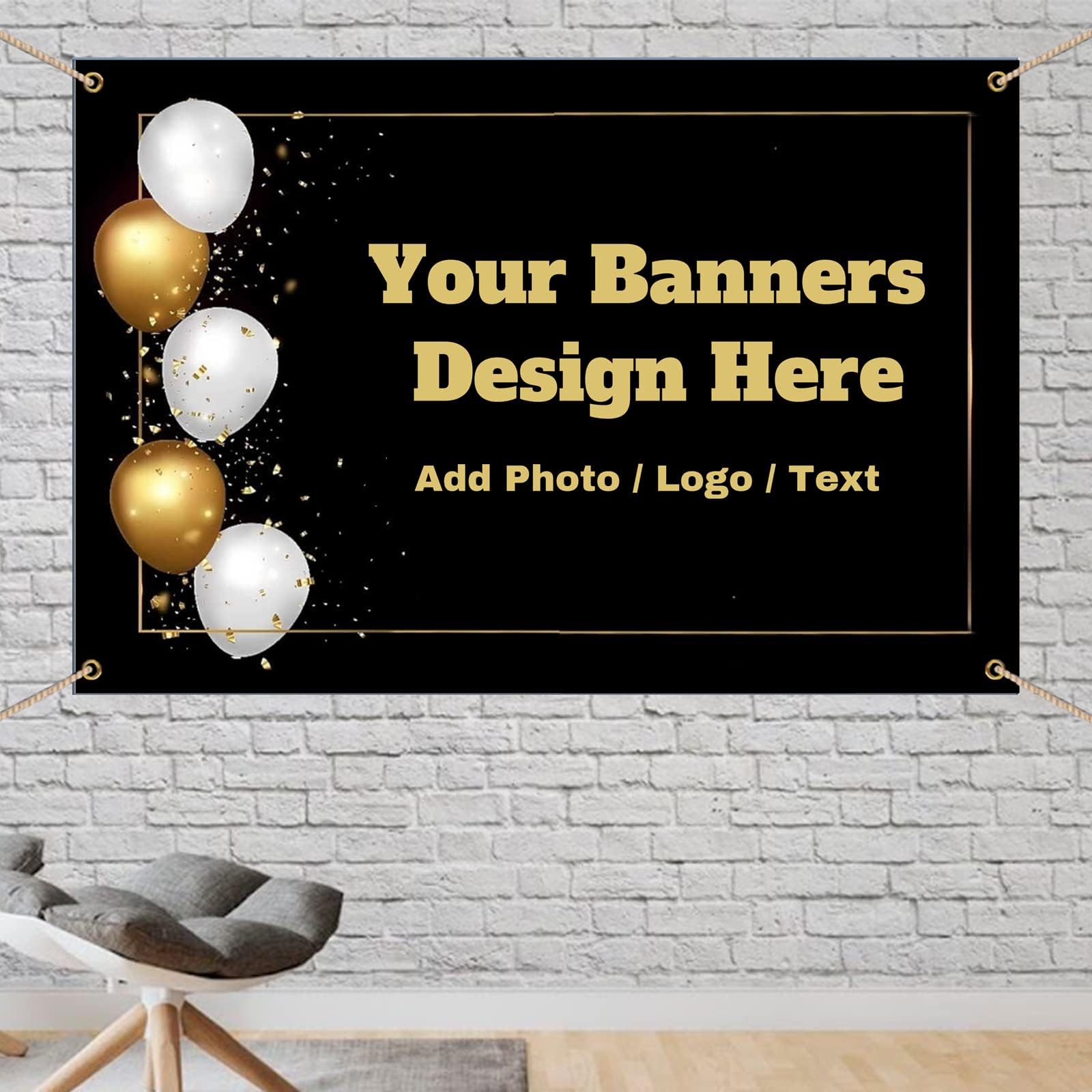 Amazon.com: Midkepf Custom Banners and Signs, Personalized Banner with ...