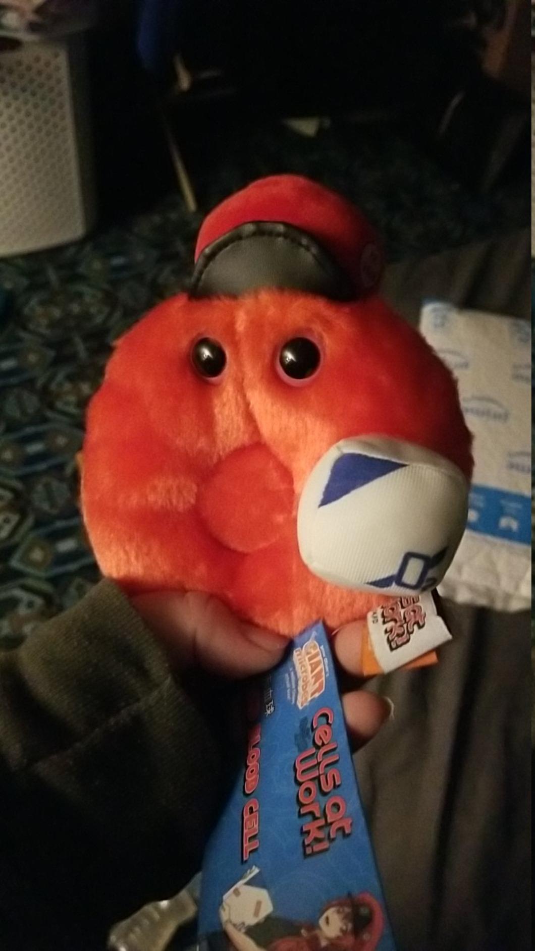 Amazon.com: GIANTmicrobes Cells at Work! Red Blood Cell Plush - Learn ...