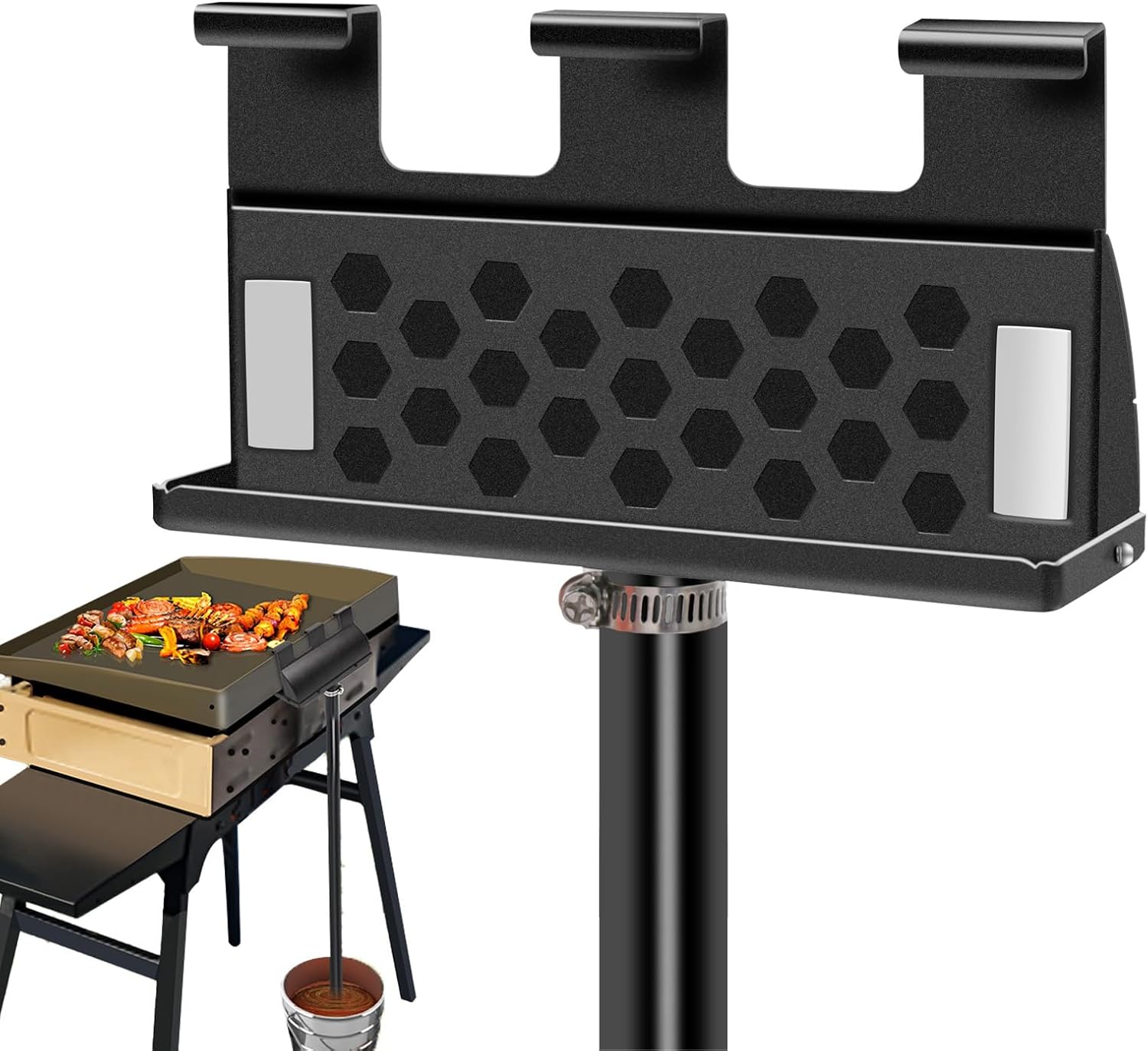 Amazon.com : DeskAKBK Grease Catcher for Blackstone Griddle, Upgrade ...