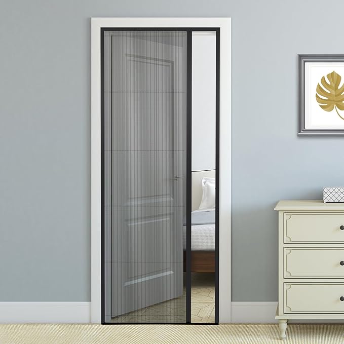 MaKefeile Retractable Screen Doors Aluminum Frame Low Track Sliding ...