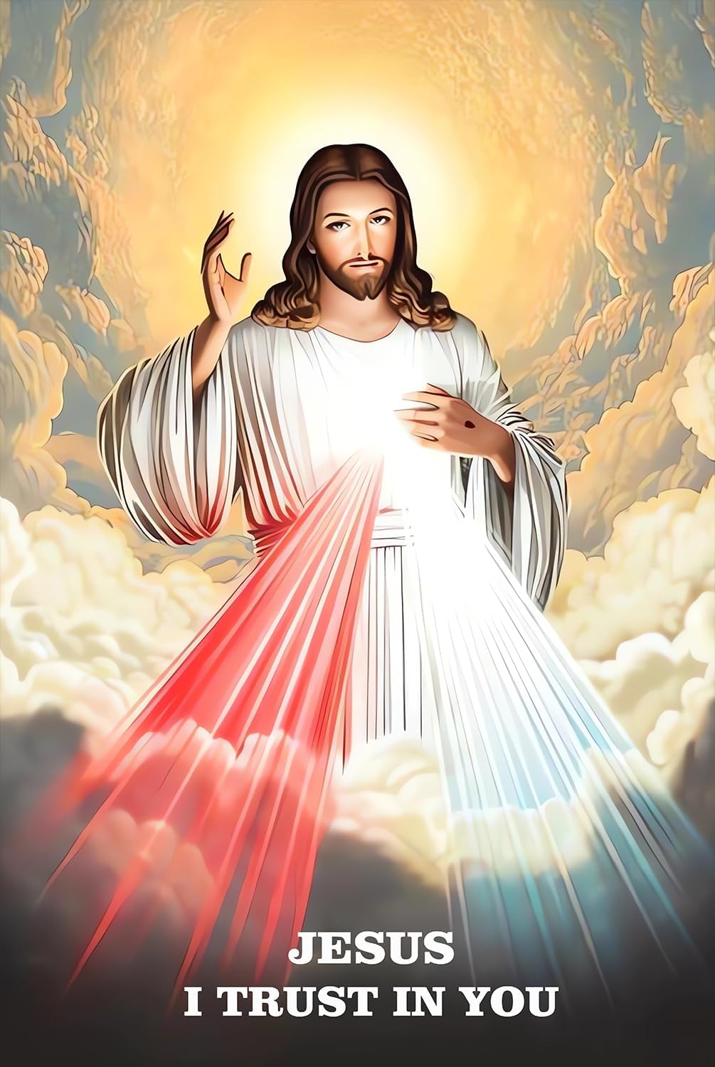 Amazon.com: TOCDGOO Jesus Christ Poster Religious Wall Art - Catholic ...