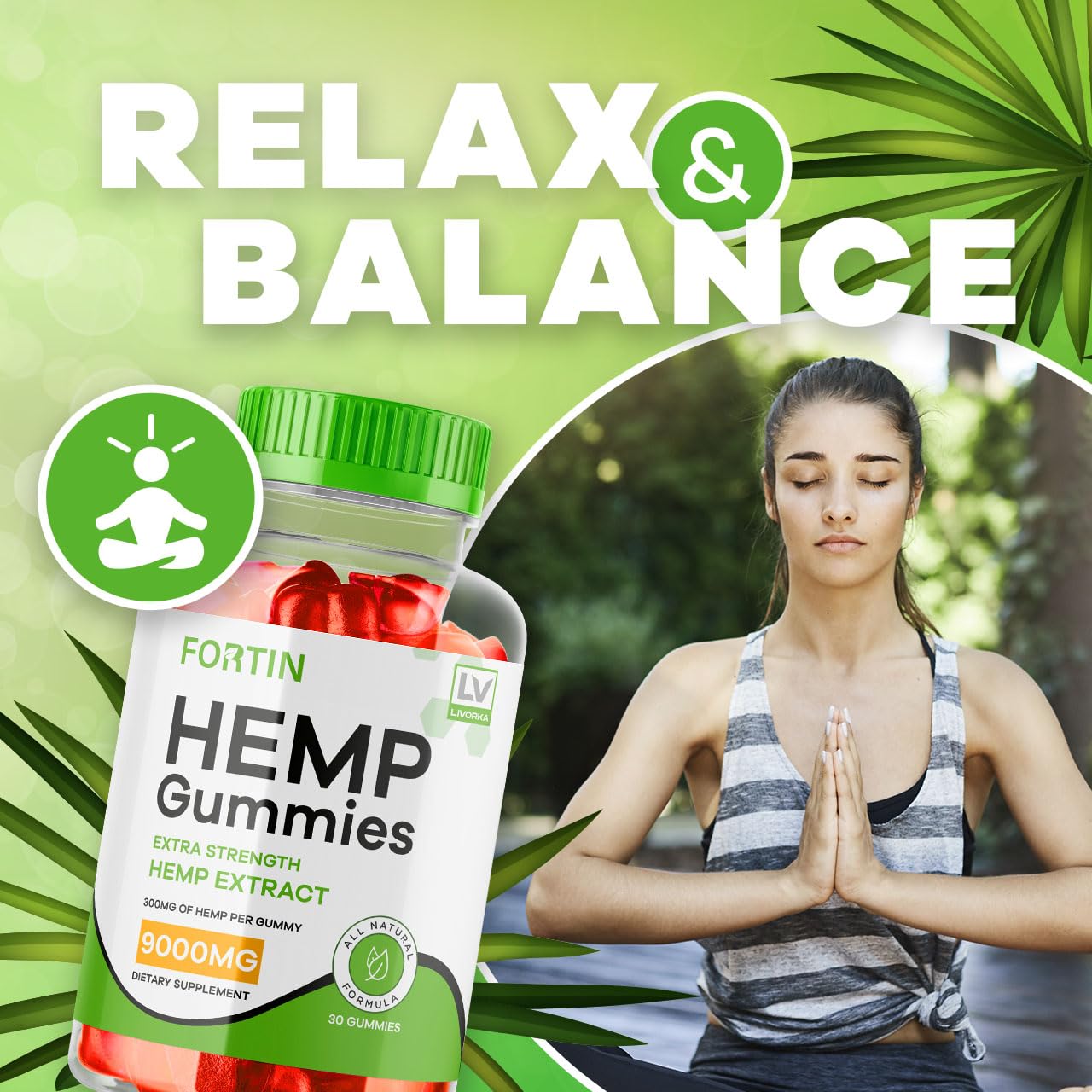Snapklik.com : (2 Pack) Fortin Hemp Gummies, Fortin Gummies Advanced ...