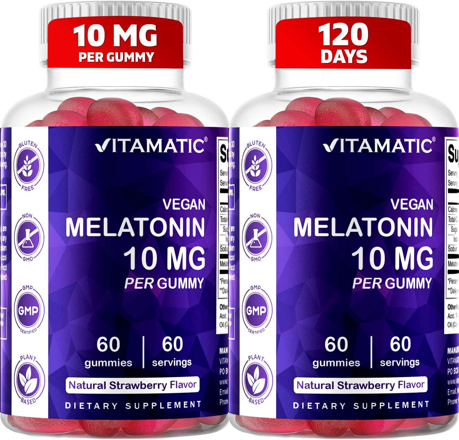 Amazon.com: Vitafusion Extra Strength Melatonin Gummy Vitamins, 5mg ...