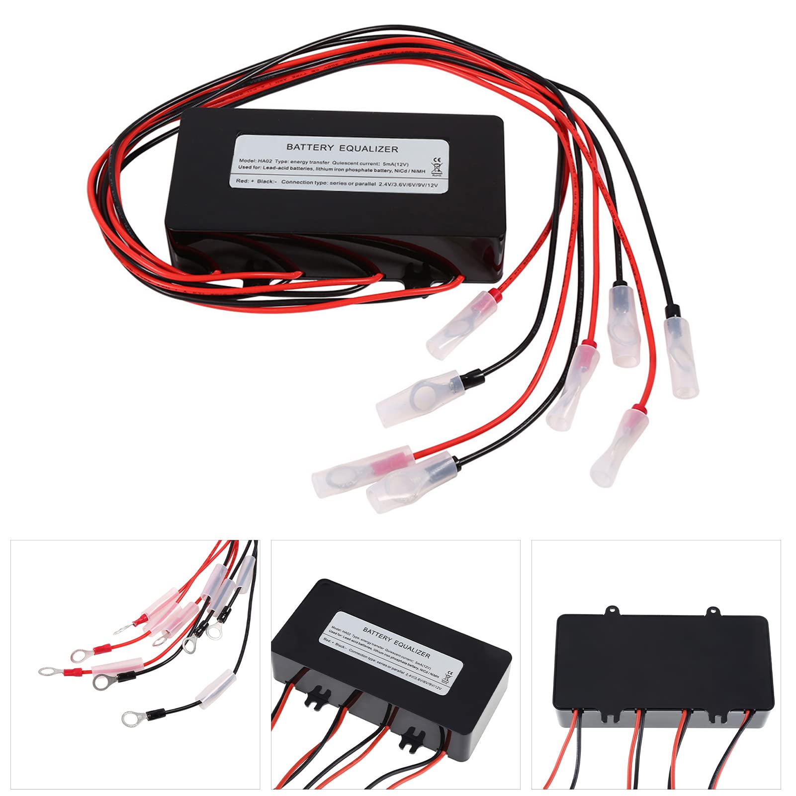 Jadeshay 48V Battery Equalizer 4x12V Battery Balancer Equalizer Solar ...