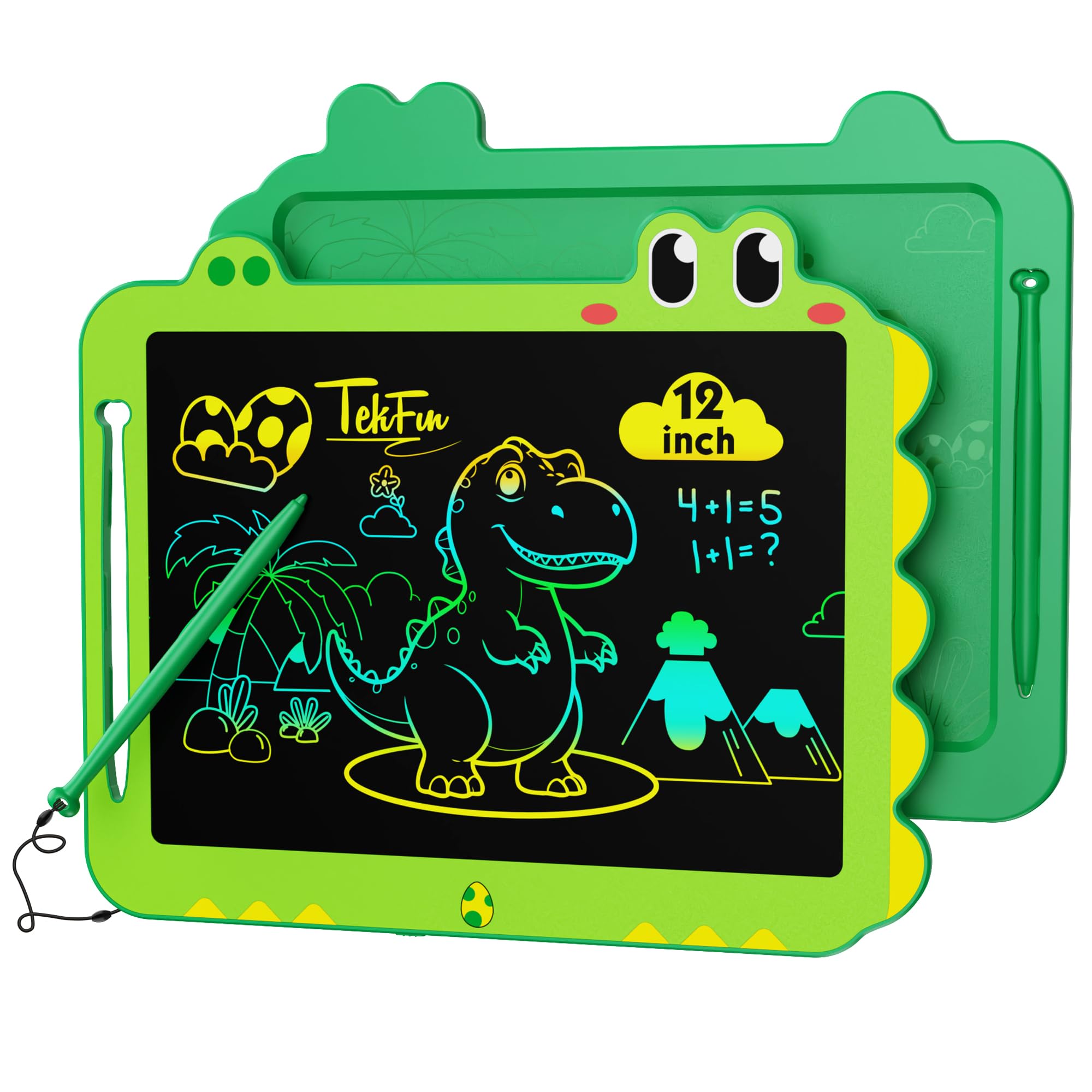 Amazon.com: TEKFUN LCD Writing Tablet for Kids, 12 Inch Doodle Board ...