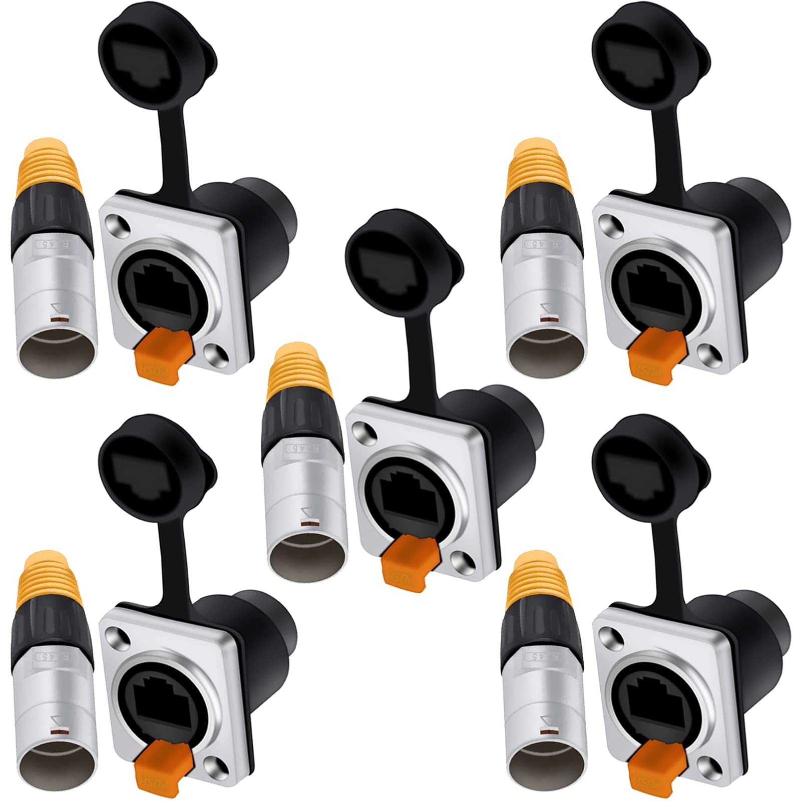 Rj45 Connectors Industrial RJ45 Waterproof Connector (IP67 Rated ...